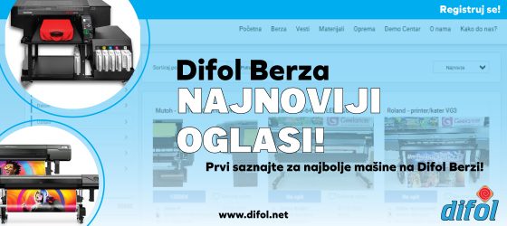Difol d.o.o. – Prodaja grafičkog materijala, mašina i opreme